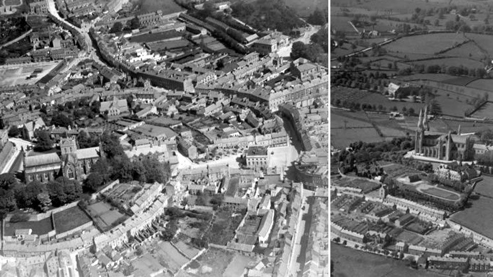 Aerial photographs of Northern Ireland in online archive - BBC News