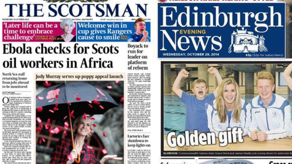 Dozens of journalists to lose jobs at The Scotsman newspapers - BBC News