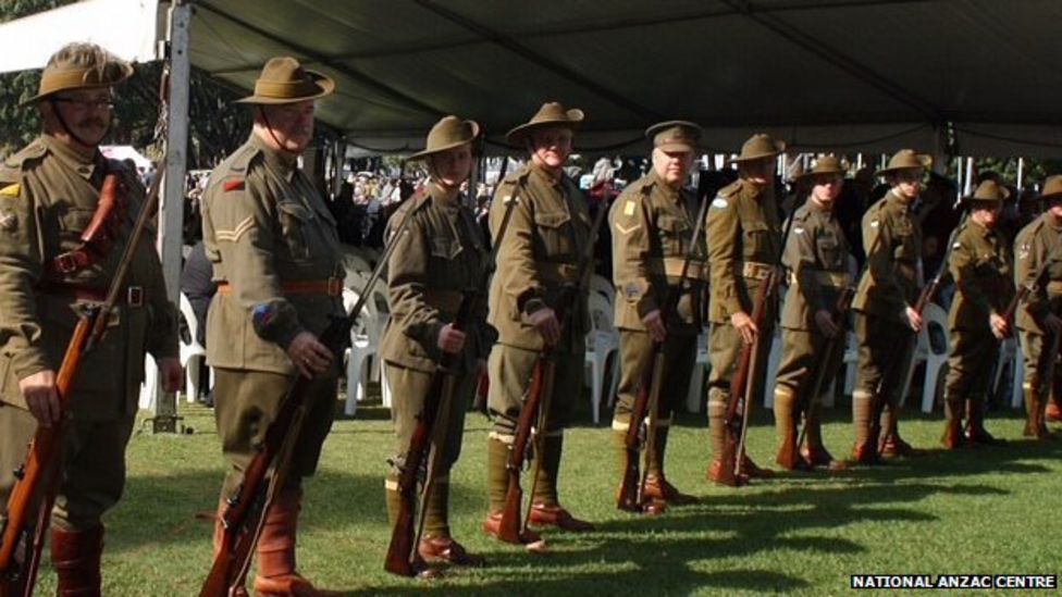 Anzacs' sacrifice remembered 100 years on in Albany - BBC News
