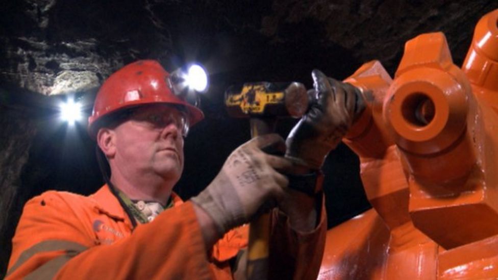 Inside the UK's largest salt mine - BBC News