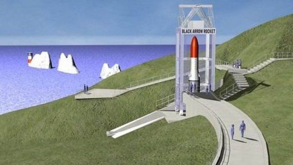 Black Arrow rocket replica under construction - BBC News