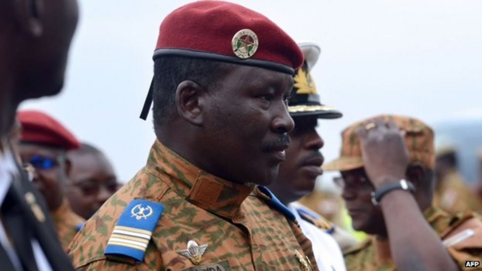 Burkina Faso leaders agree power transition plan - BBC News