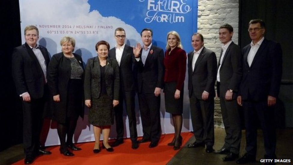 Nordic PMs warn Cameron over EU immigration change - BBC News