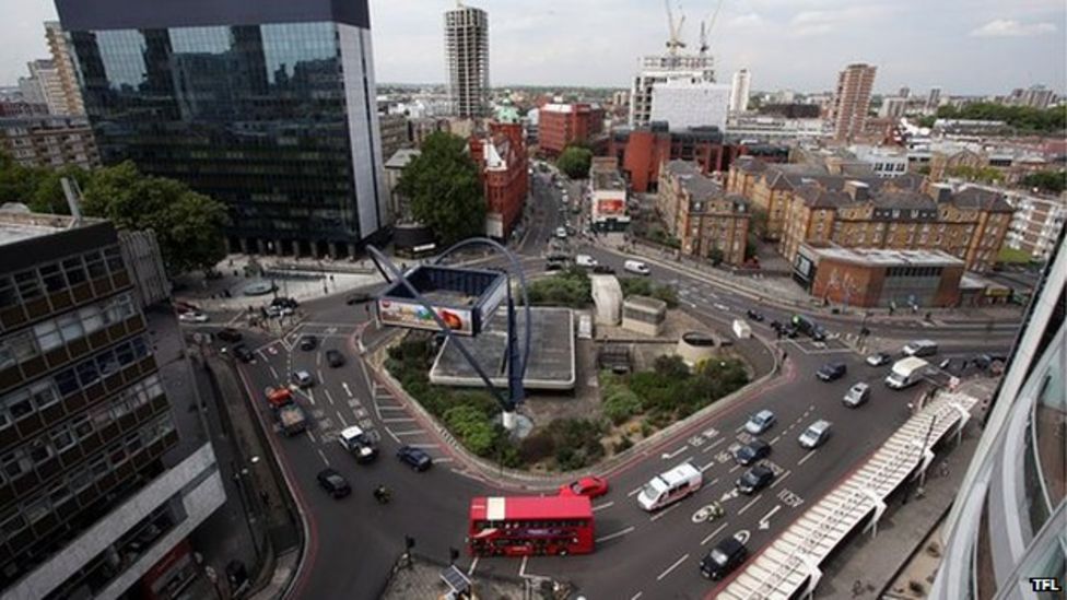 Old Street roundabout could become public square - BBC News