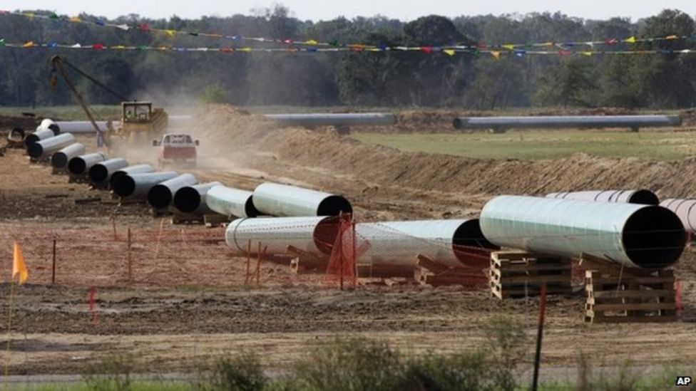 Keystone XL pipeline approval passes House - BBC News