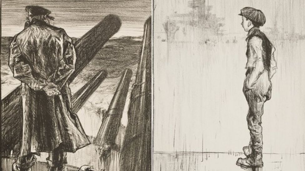 Welsh war artists' crucial role in documenting war - BBC News