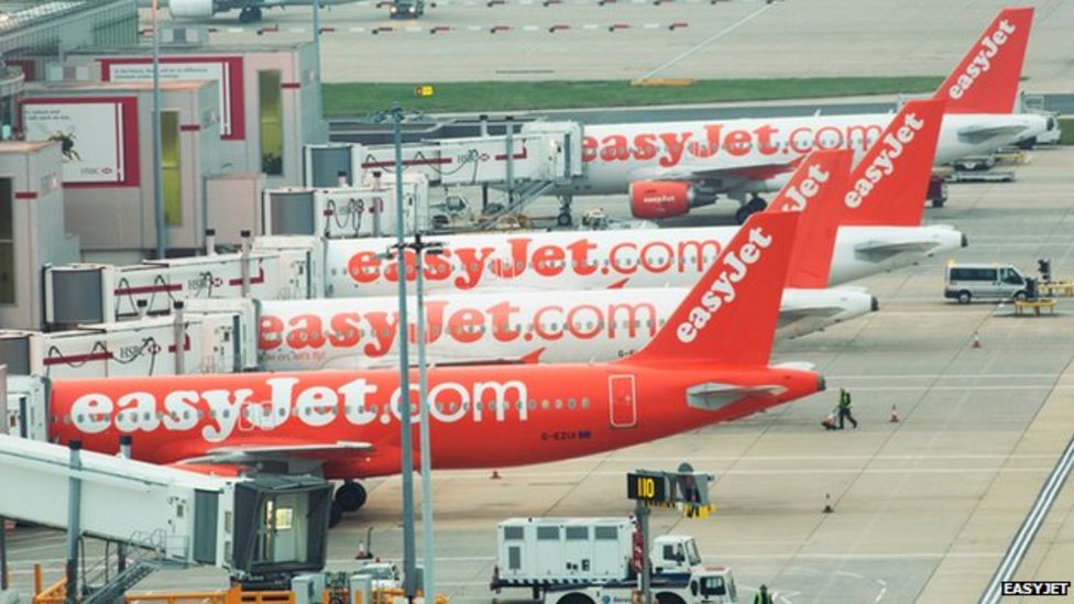 Easyjet shares hit after French strike trims profits - BBC News