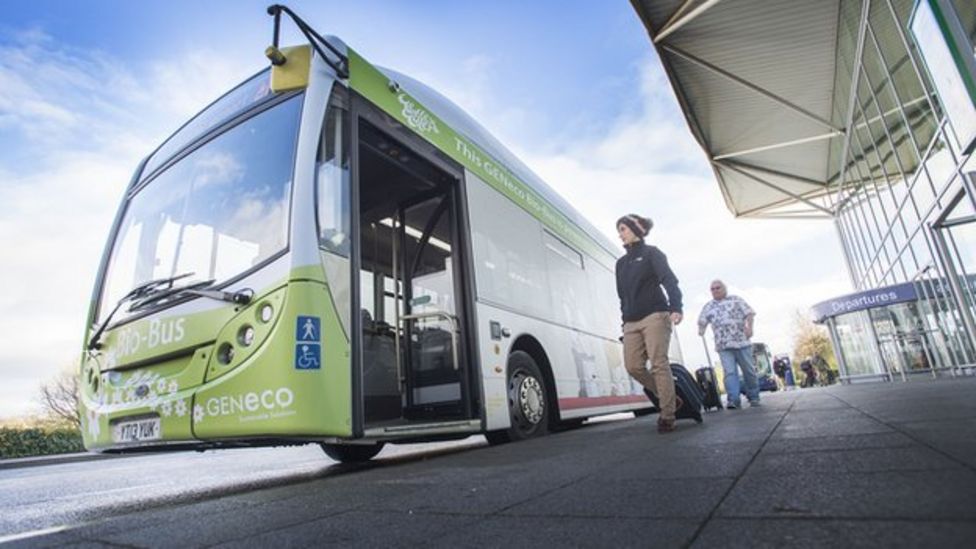Bristol biomethane gas-powered bus refuelling station opens - BBC News