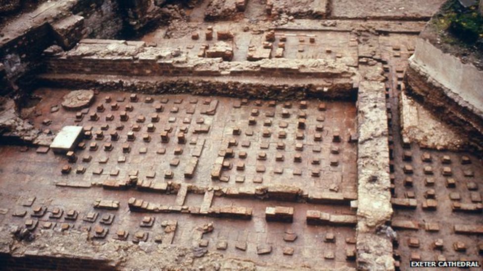 Excavation plans for Exeter's Roman Baths - BBC News
