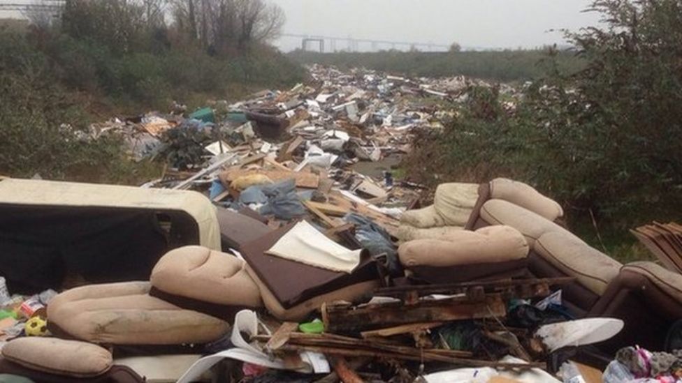 Fly-tipping: What you wanted to know - BBC News