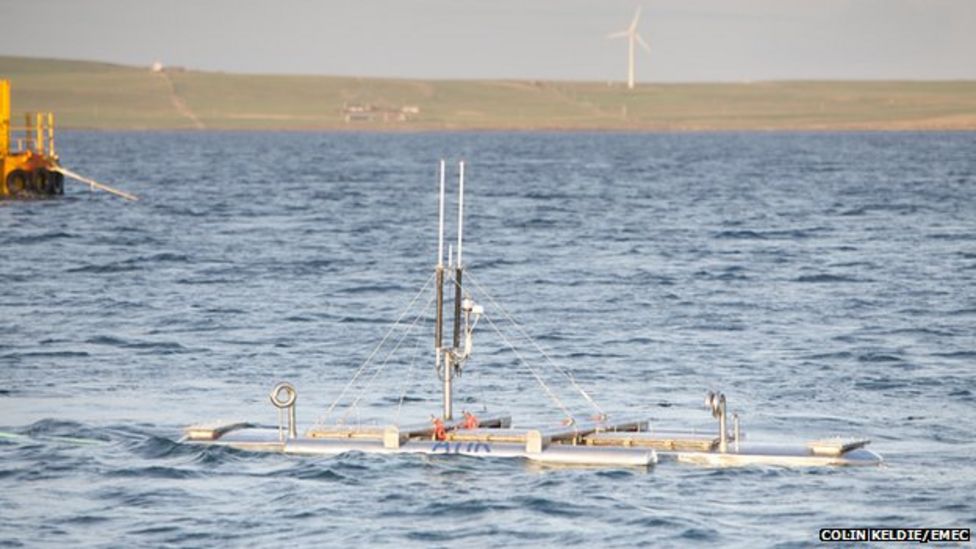Spanish tidal turbine firm Magallanes deploys prototype - BBC News