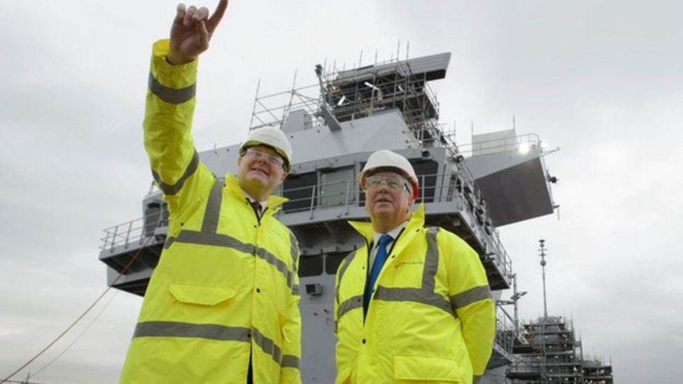 Warships will be built on Clyde says defence secretary - BBC News