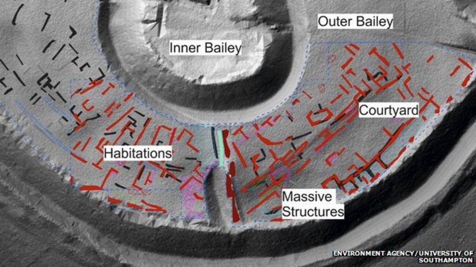Old Sarum archaeologists reveal plan of medieval city - BBC News