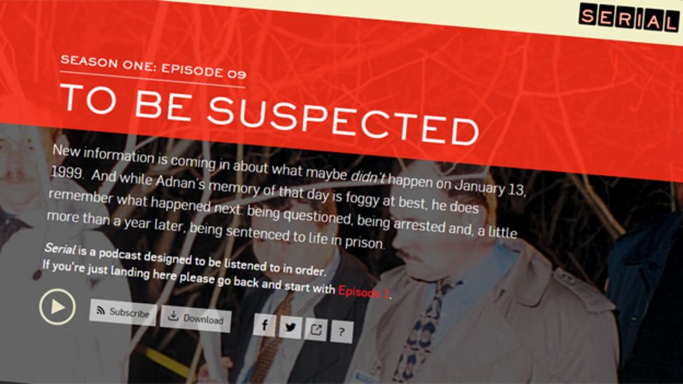 #BBCtrending: Amateur fans of Serial podcast investigate true-life ...