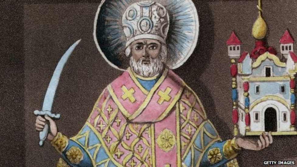 Father Christmas: Saint Nicholas' face revealed - BBC News
