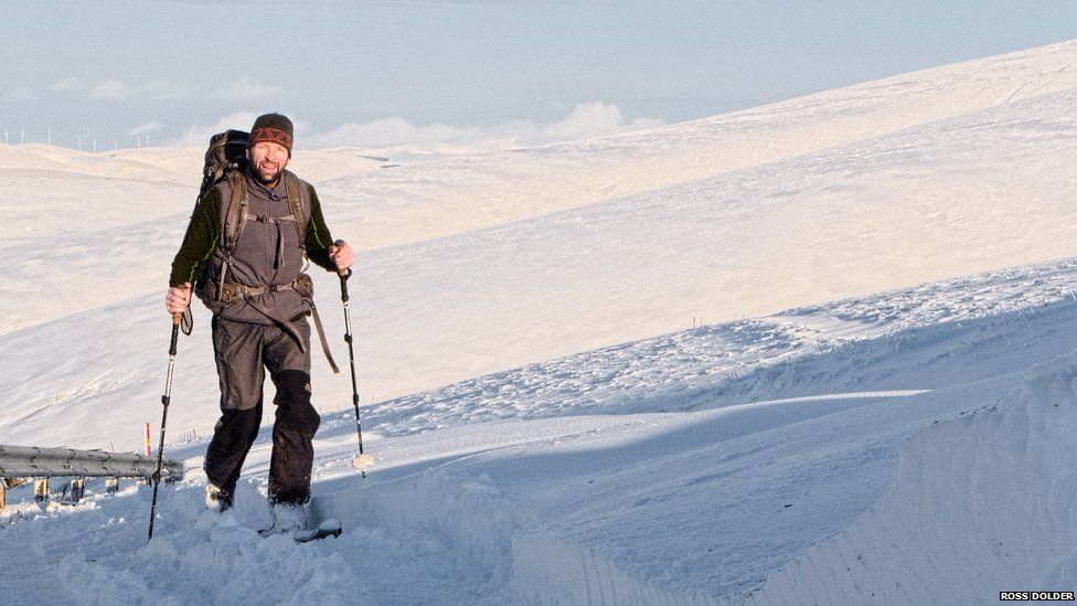 New Lowther Hills ski resort: First snow at Wanlockhead - BBC News