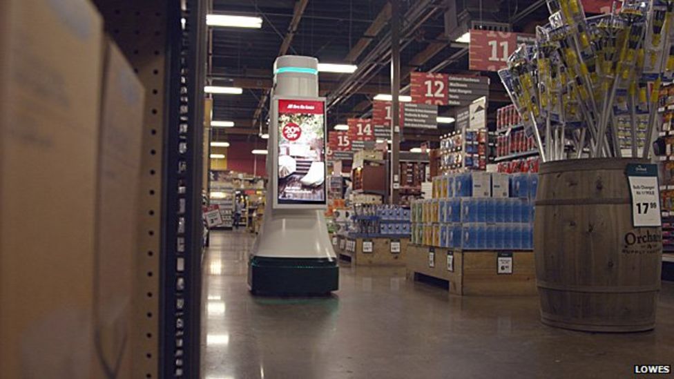 Retail robots: The droid at till number 7 - BBC News