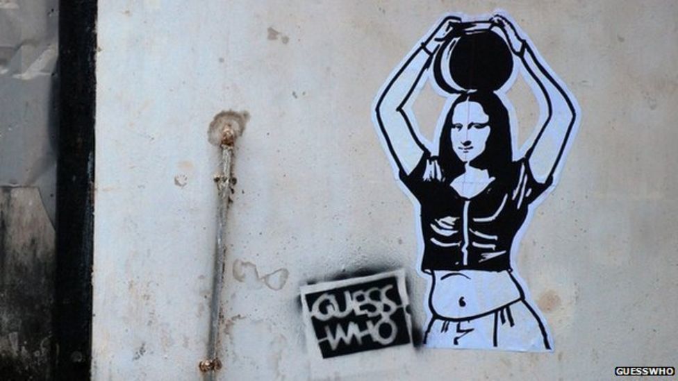 India's 'Banksy' behind provocative graffiti - BBC News