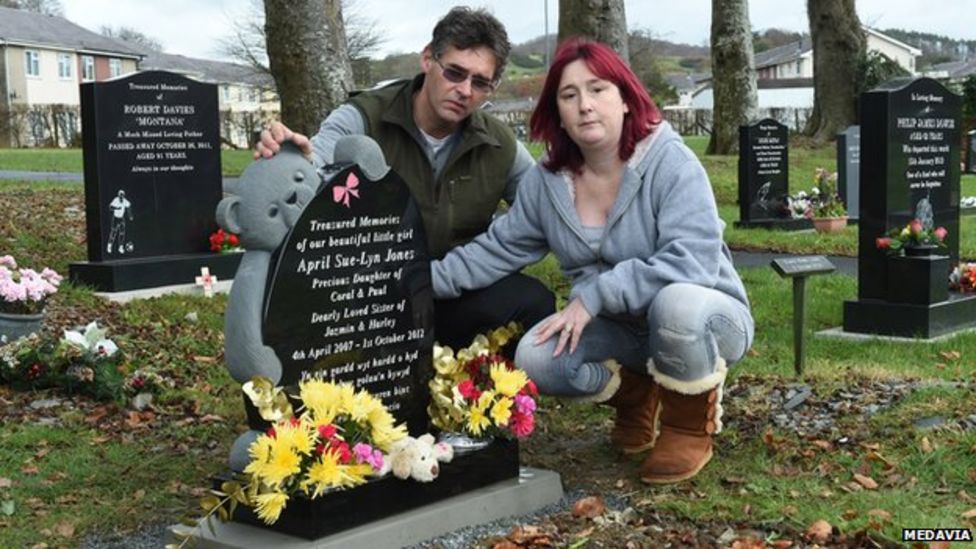 Grave headstone for murdered April Jones two years after death - BBC News