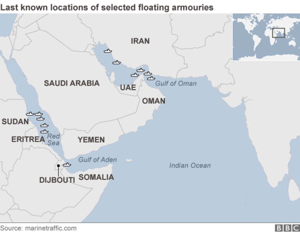 Floating arsenals: The boats full of guns for hire against pirates ...