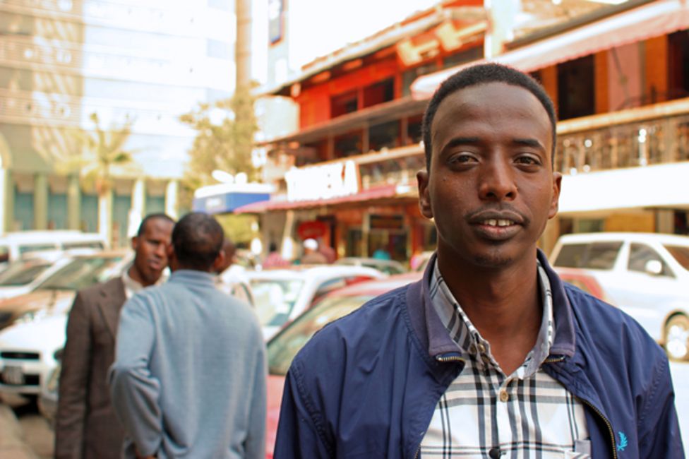 Abdi and his Golden Ticket to the US - BBC News