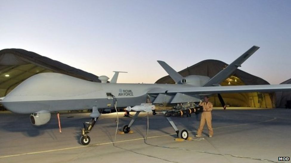RAF Reaper drone attacks Islamic State target in Iraq - BBC News