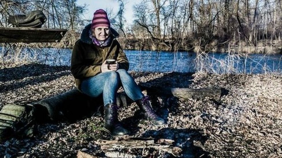 Stag gore victim Dr Kate Stone returns to Scottish Highlands - BBC News