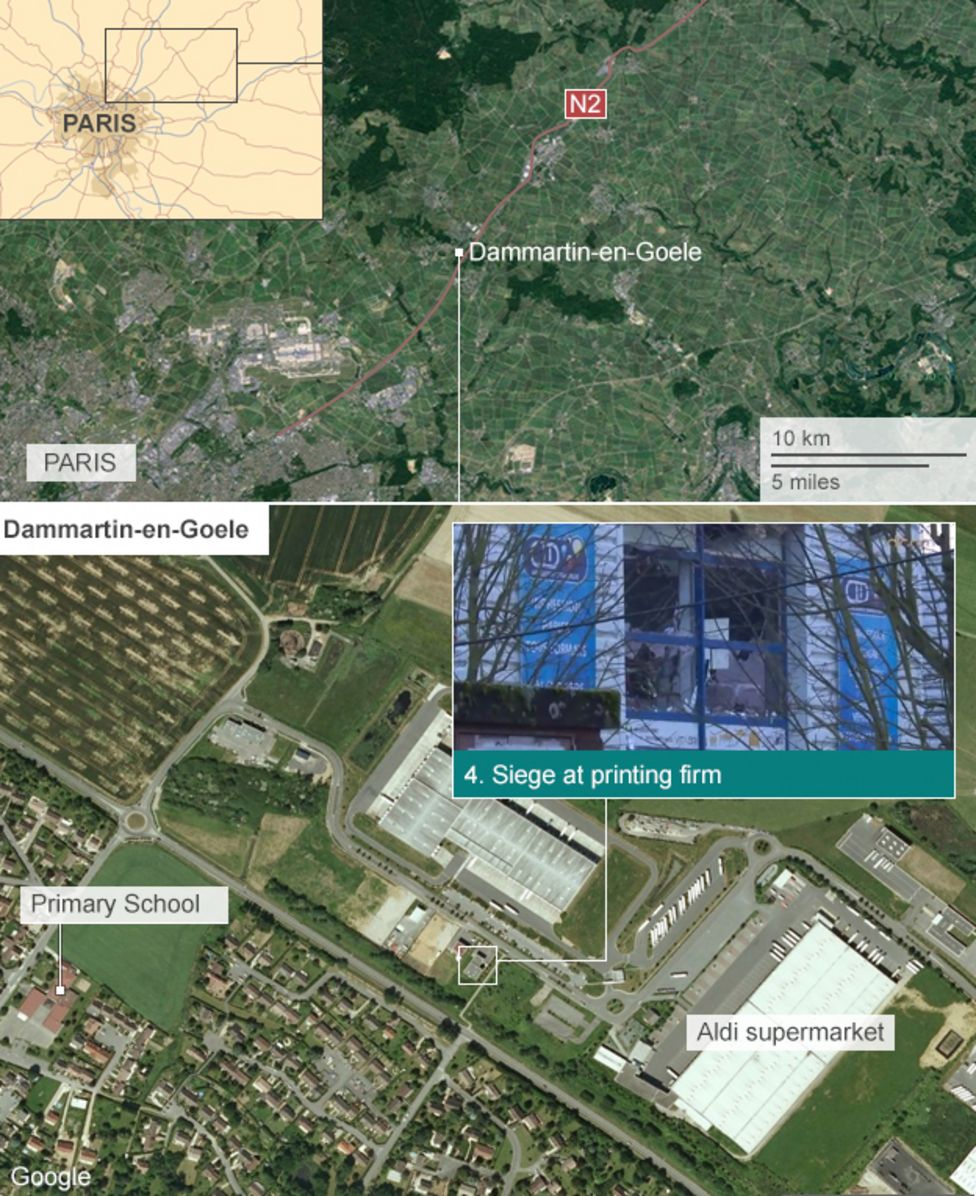 Charlie Hebdo attack: Three days of terror - BBC News