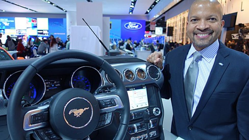 Detroit Motor Show: Car firms take on the tech giants - BBC News