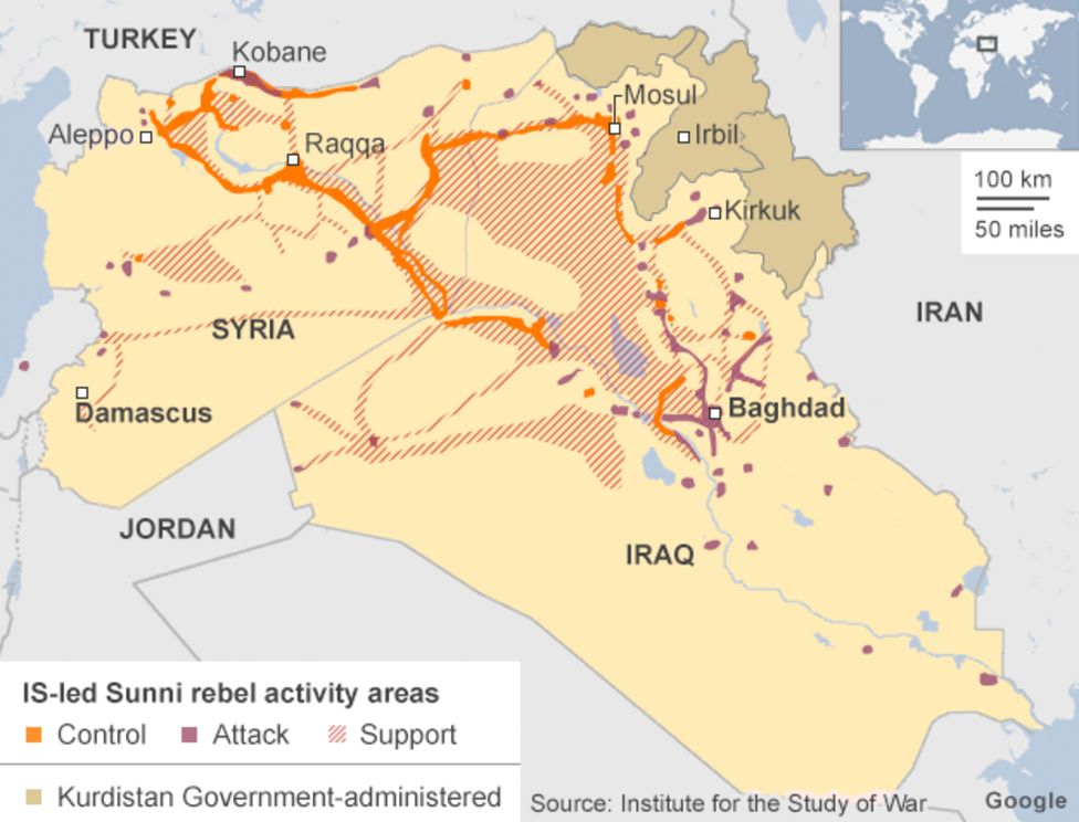 Islamic State Crisis John Kerry Hails Coalition Effort Bbc News