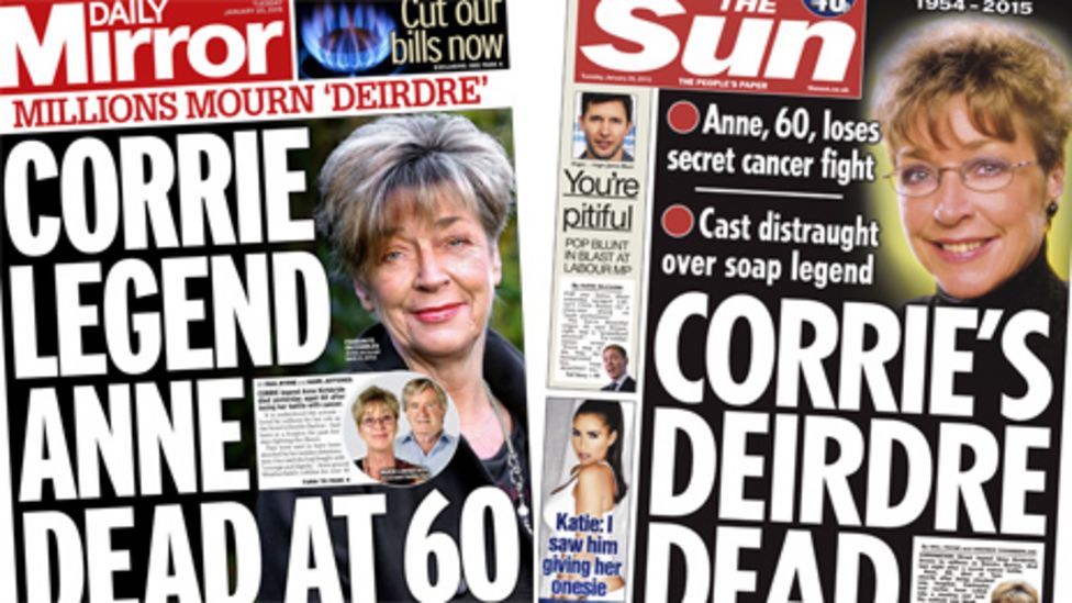 In pictures: Anne Kirkbride, Coronation Street's Deirdre - BBC News