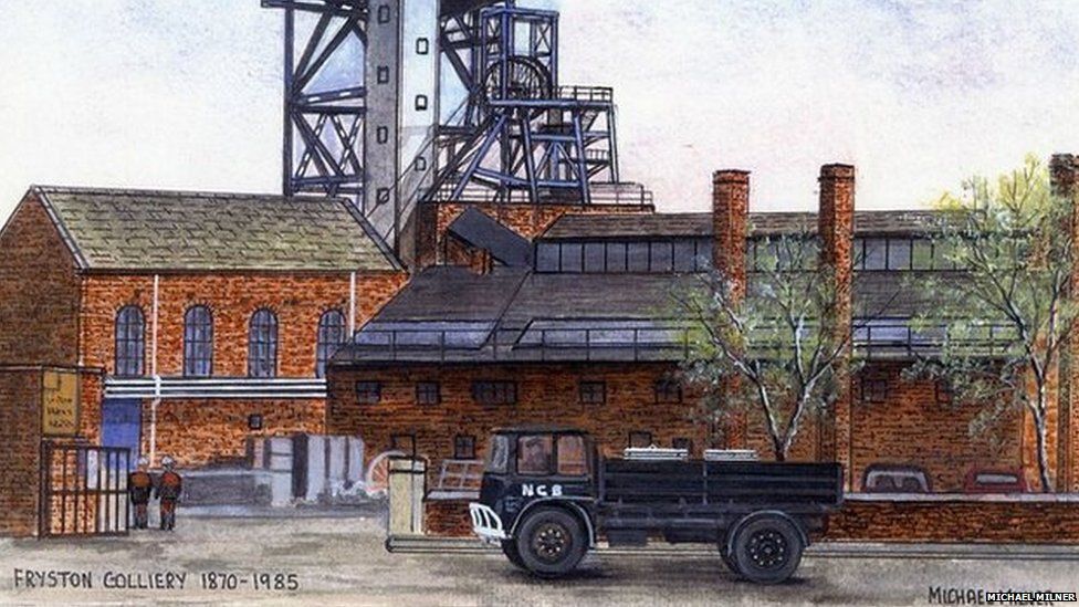 Artist Michael Milner's Yorkshire mining memories - BBC News