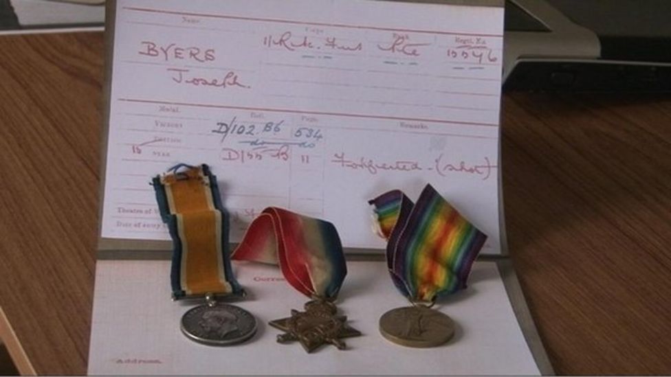 Joseph Byers: The first Scot shot for desertion in World War One - BBC News