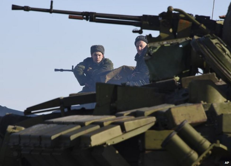 Ukraine 'can't stop Russian armour' - BBC News