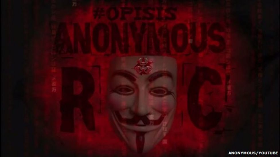 Hackers Anonymous disable extremist social media accounts - BBC News
