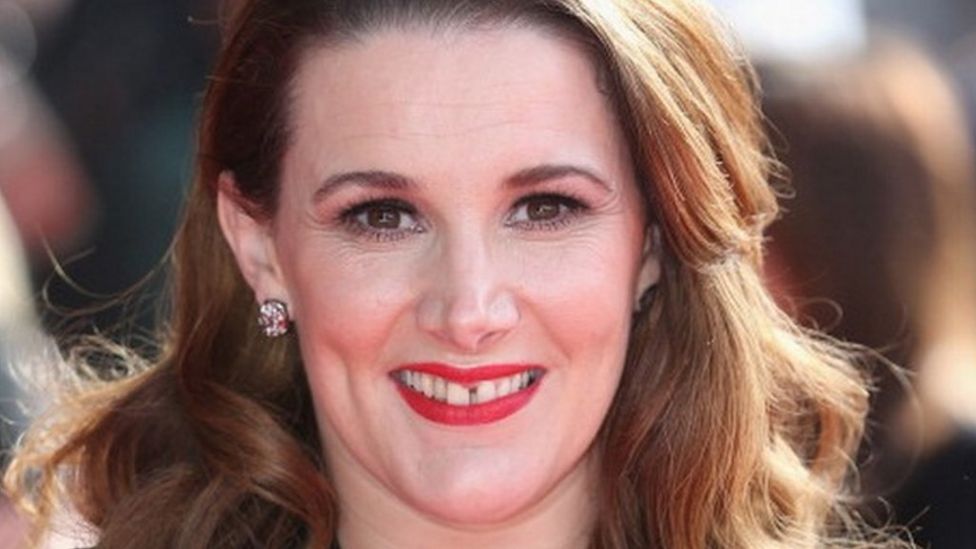 Former X Factor winner Sam Bailey knocked out by ladder - BBC News