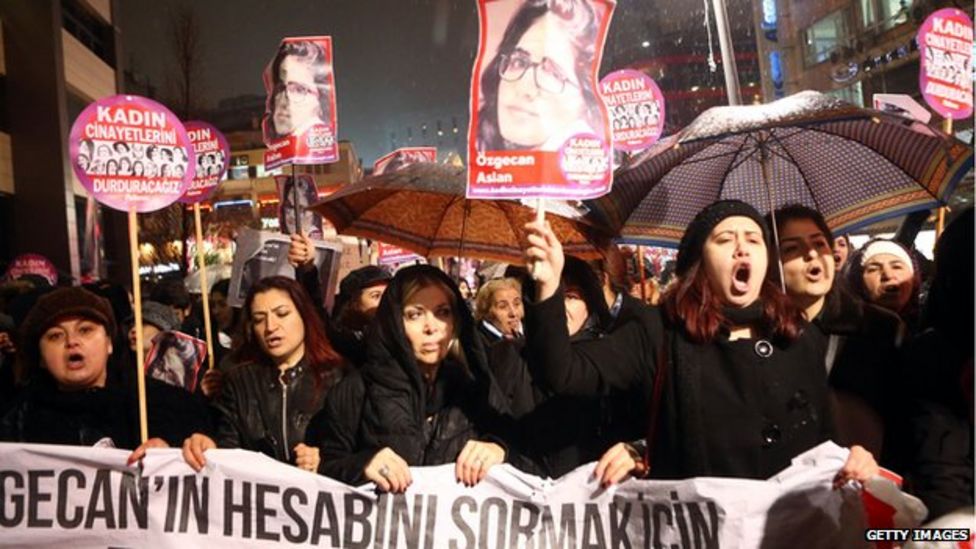 Turkish women share stories of abuse - BBC News