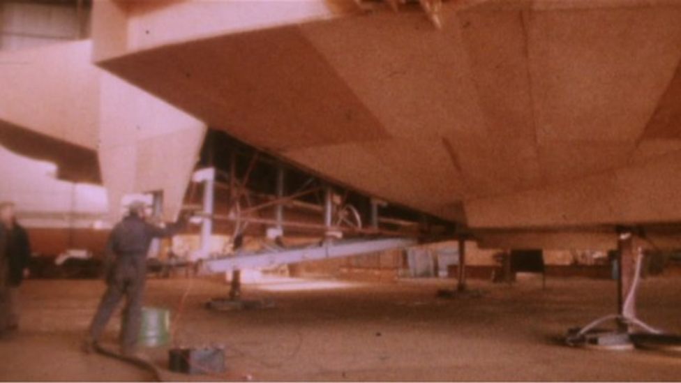 A long time ago... when Pembroke Dock made the Millennium Falcon - BBC News