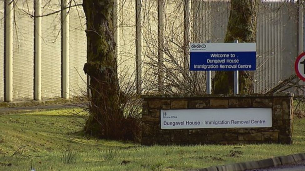 Asylum seekers detained at Dungavel for more than a year - BBC News