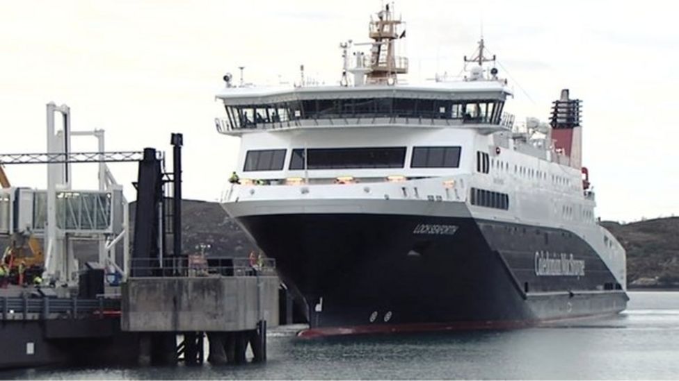 Faulty fan affects new Stornoway to Ullapool ferry - BBC News