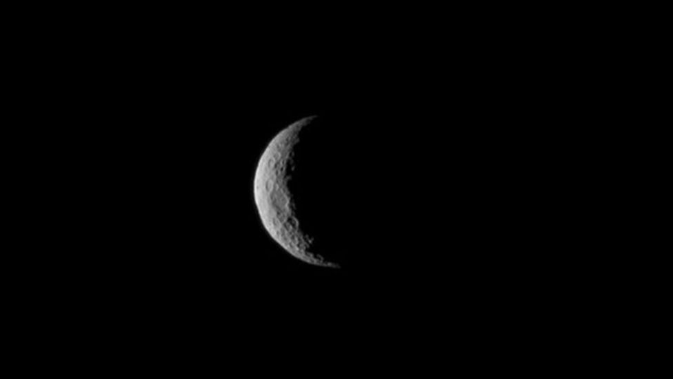 Ceres: Possible plume hints at active world - BBC News