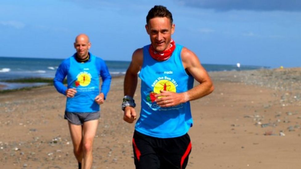 Isle of Man coastal run: Three men tackle epic 100-mile challenge - BBC ...