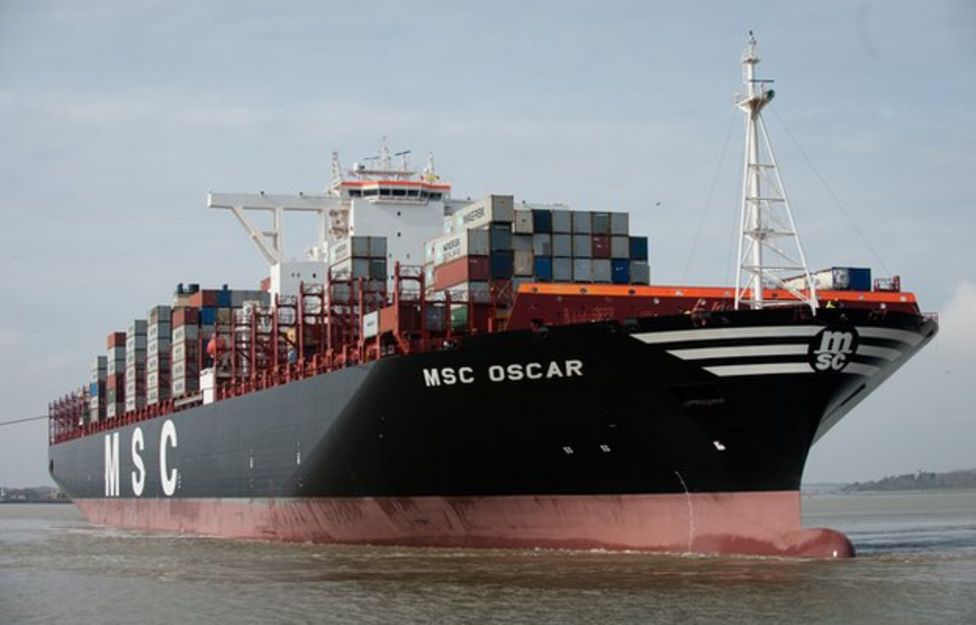 On board the world's biggest ship - BBC News