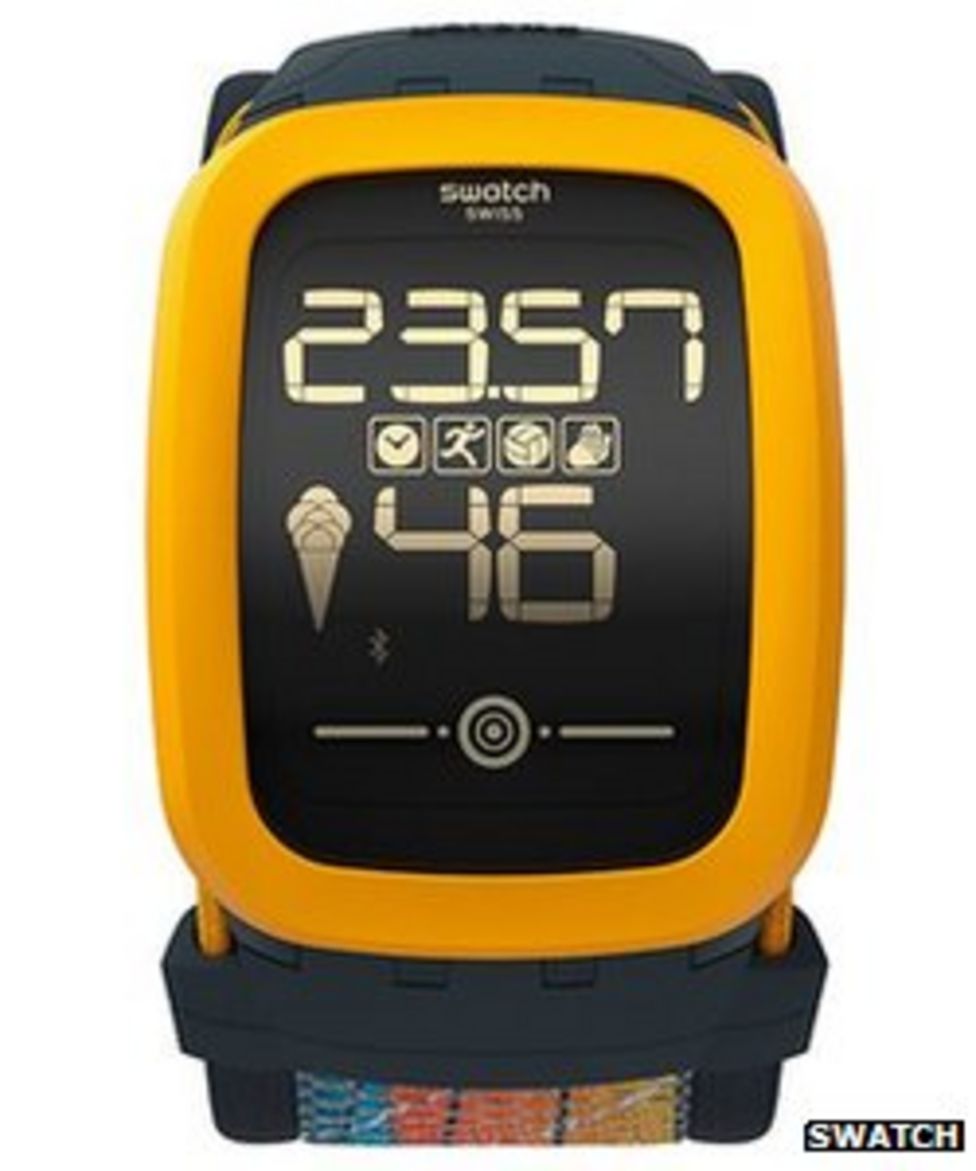 Swatch reveals plan to compete with smartwatch rivals - BBC News