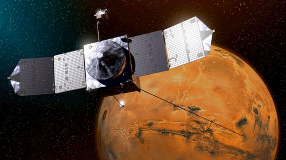 'Northern lights' observed on Mars - BBC News