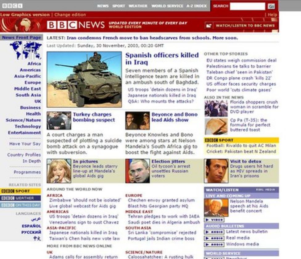 BBC News switches PC users to responsive site - BBC News
