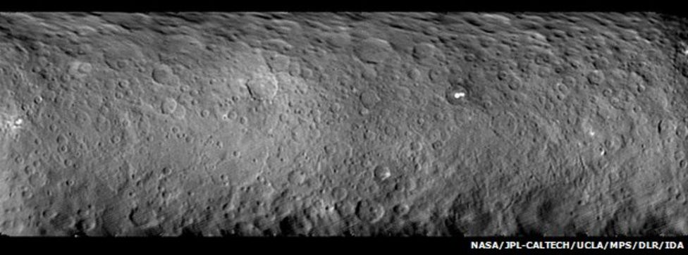 Ceres: Possible plume hints at active world - BBC News