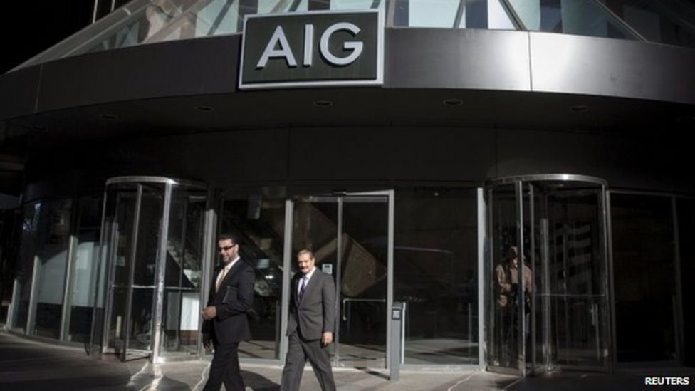 AIG investors to receive $970.5m over pre-crisis shares - BBC News