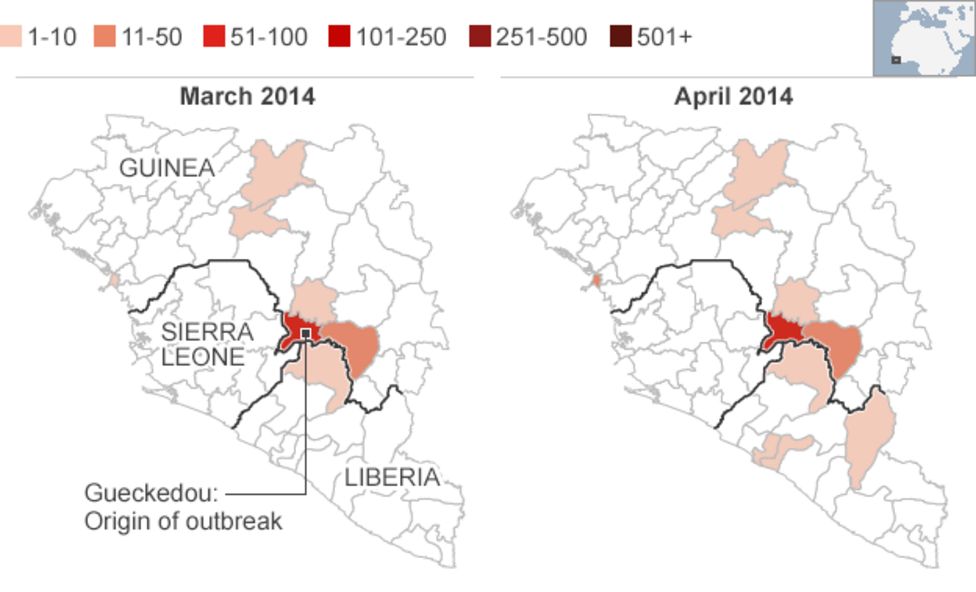 Ebola: Mapping the outbreak - BBC News