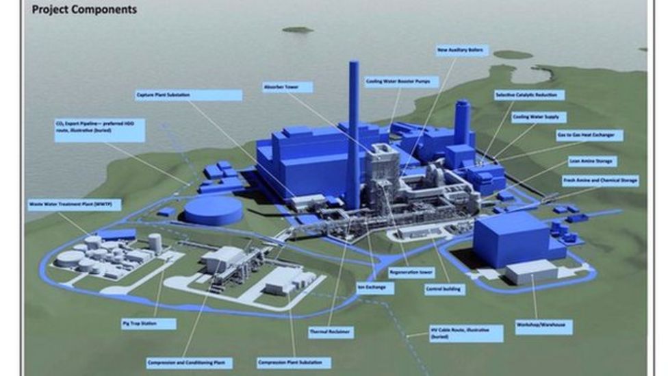 Peterhead carbon capture application approved - BBC News
